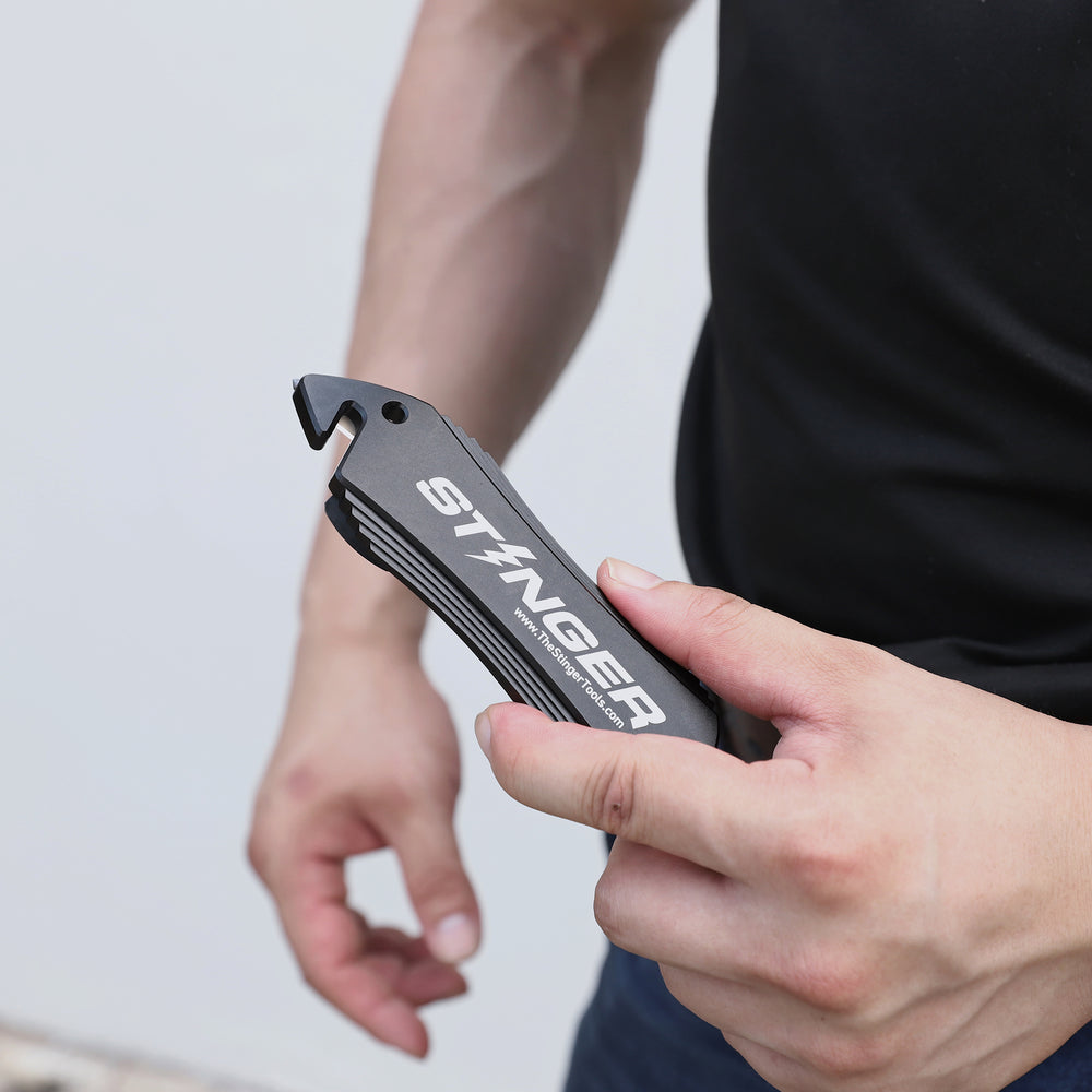 Stinger Concealed Carry Whip System: Car Emergency Tool with Seat Belt ...