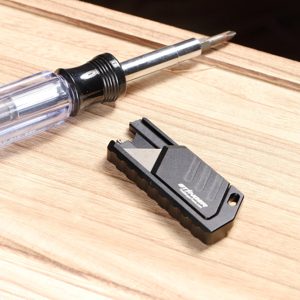 Stinger MagSlide Utility Knife, EDC, Bottle Opener, Emergency Glass Breaker