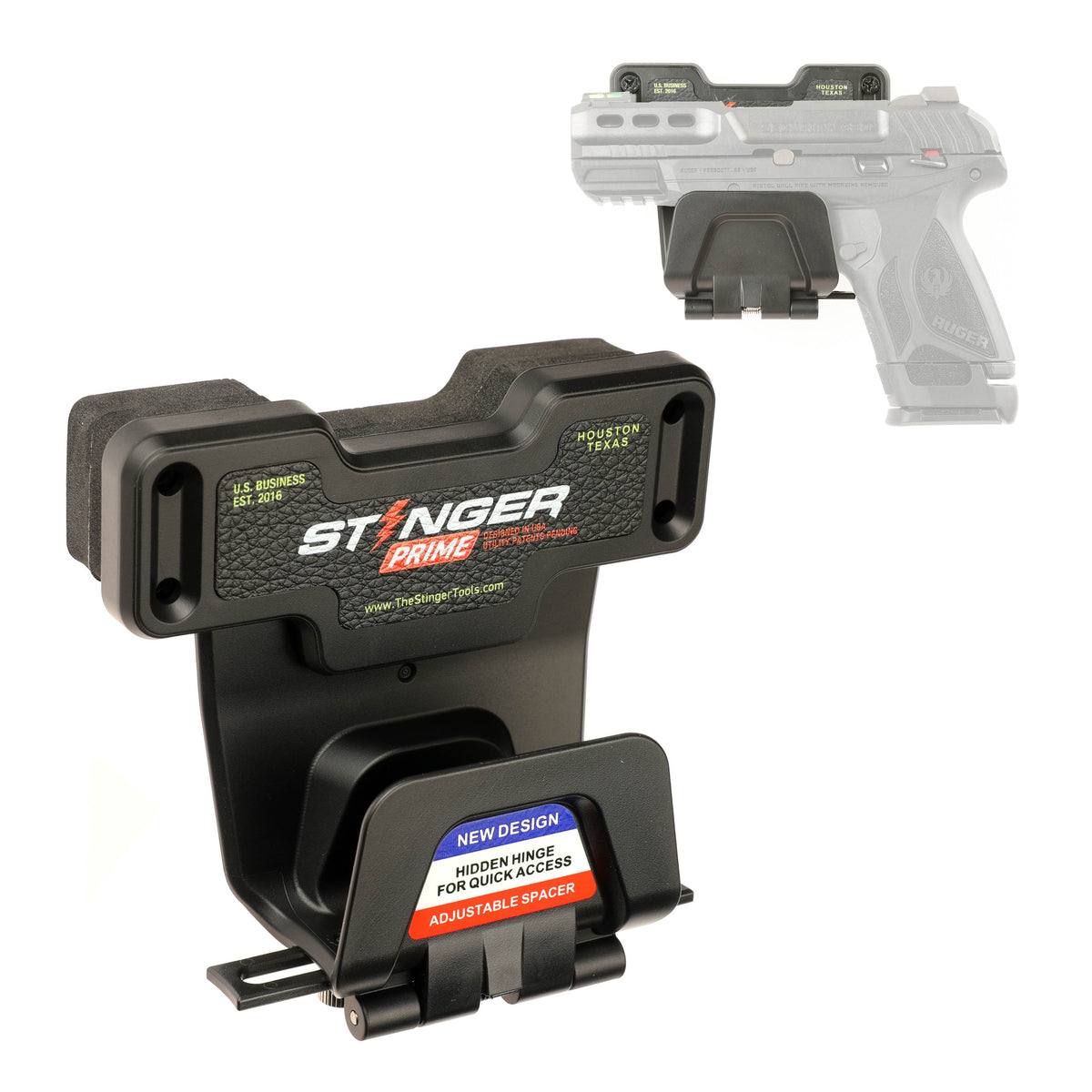 Stinger Prime Magnetic Gun Mount (MP) w/ Safety Trigger Guard Protection