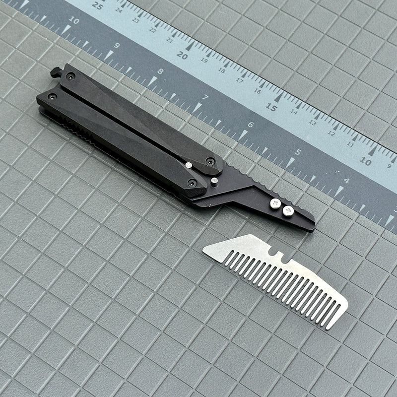 Comb: Stinger Butterfly Comb, Hair Comb, Beard Comb, Grooming Comb, EDC
