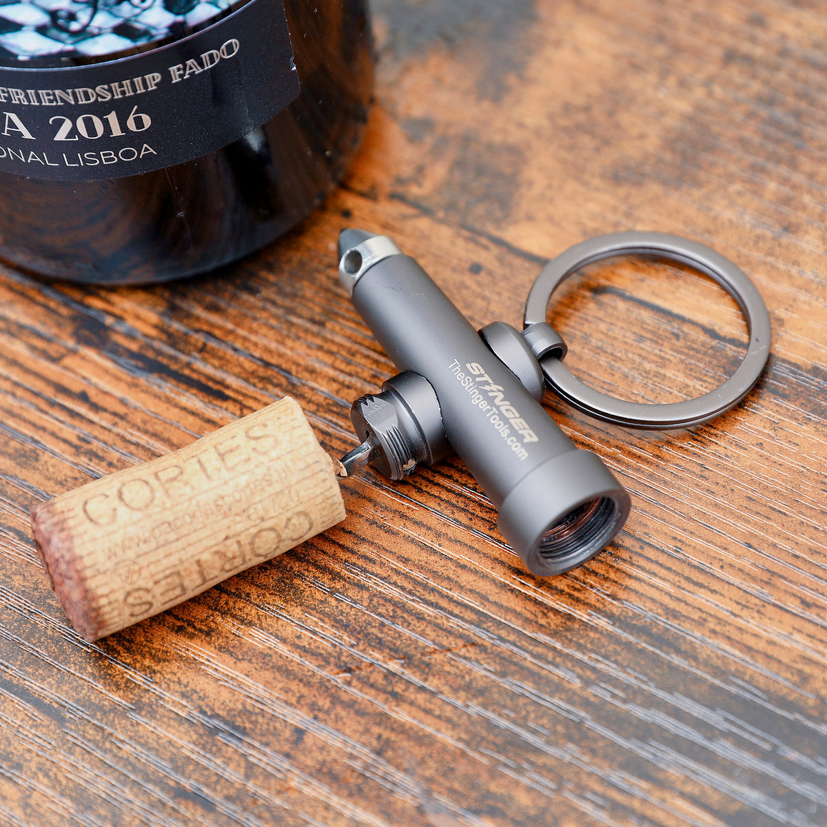 Home Products Stinger Multi-Tool Keyring with Glass Breaker Bottle Opener
