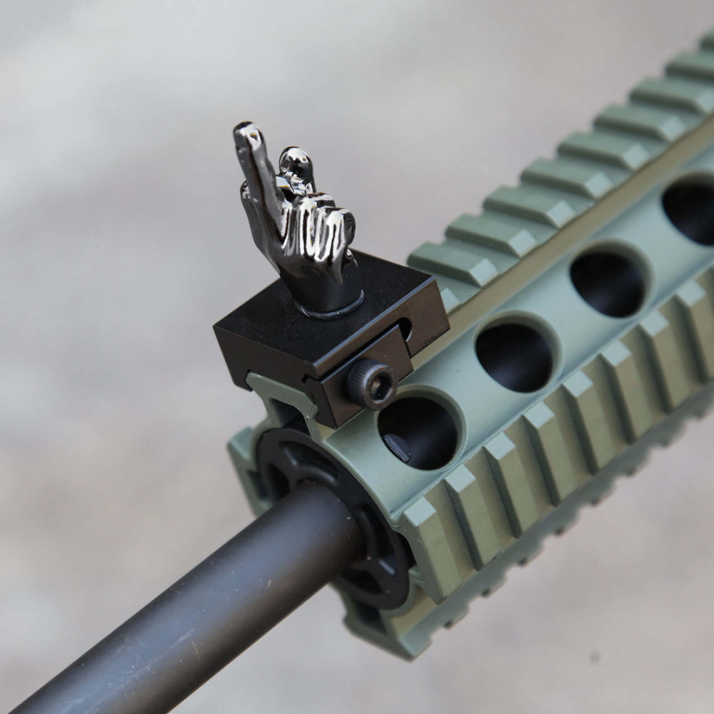 Novelty Finger Iron Sight Set, Straight - Middle Finger & OK Hand