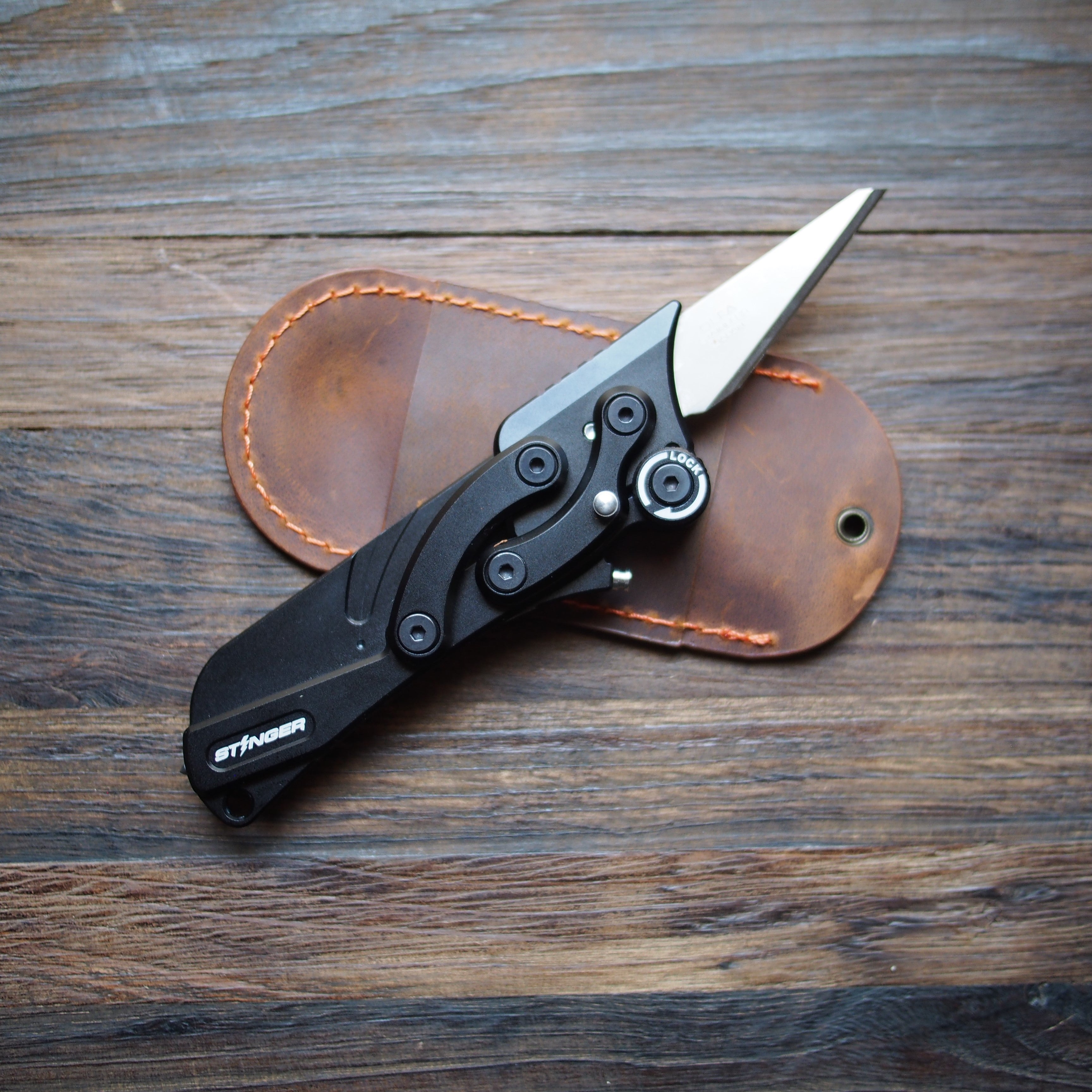 Stinger Olfa Blade, Folding Pocket Knife, Utility Knife, Car Window Braker