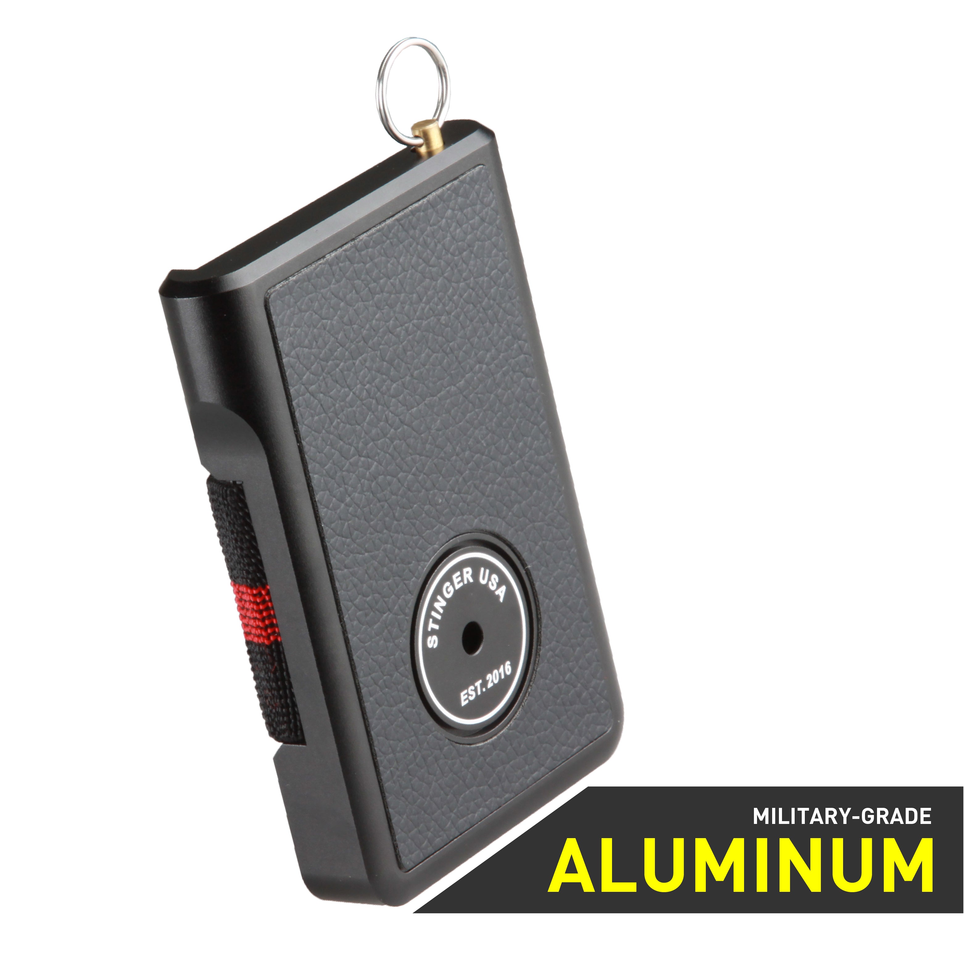 Stinger Aluminum Minimalist Wallet / Card Holder / Personal Alarm