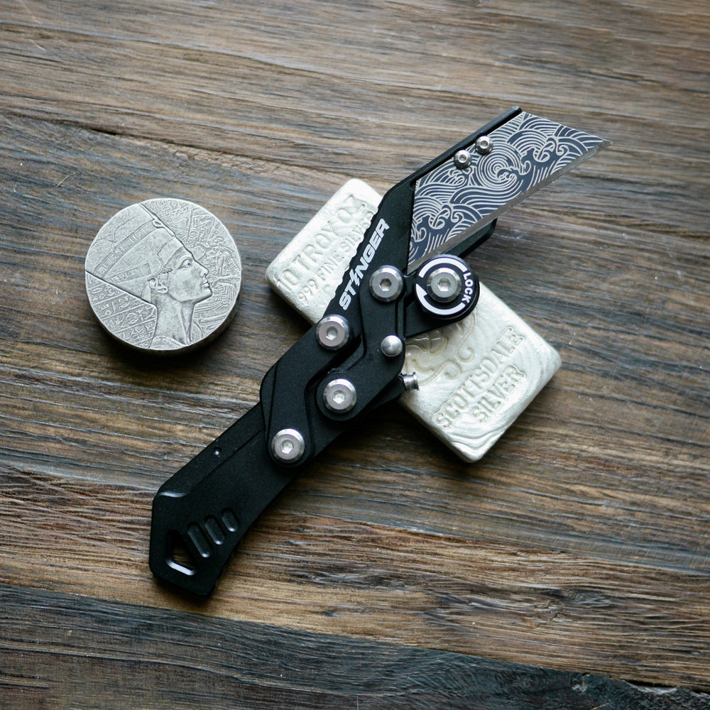 Godzilla Blade, Folding Pocket Knife, Utility Knife, Car Window Braker