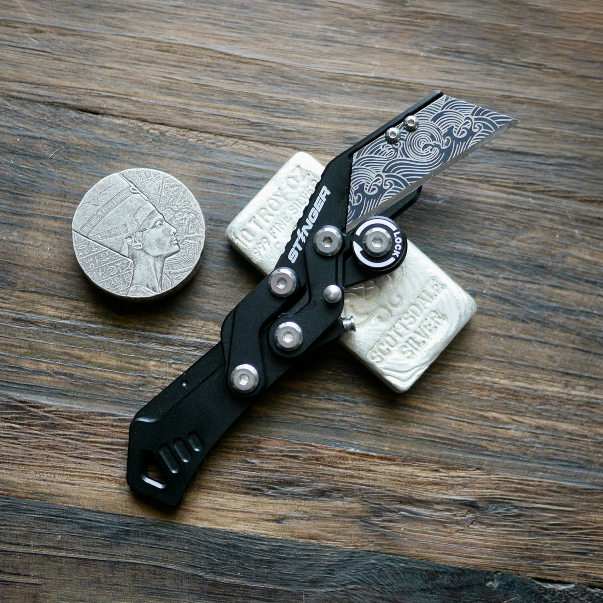 Godzilla Blade, Folding Pocket Knife, Utility Knife, Car Window Braker