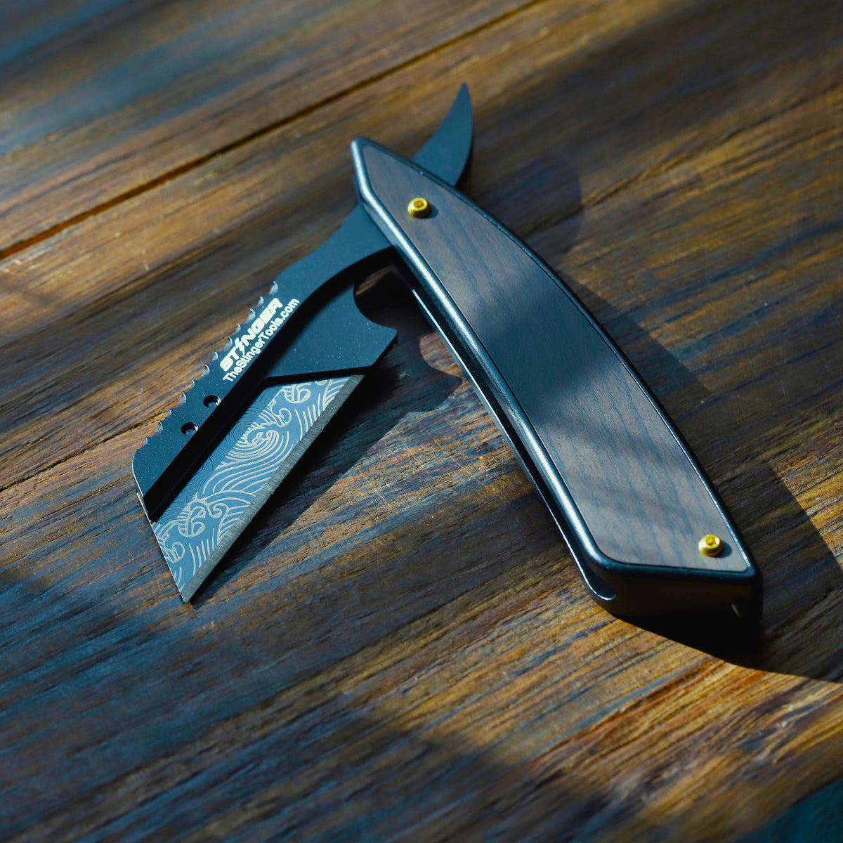Stinger Vintage Straight Razor Style Utility Blade, Car Emergency ...