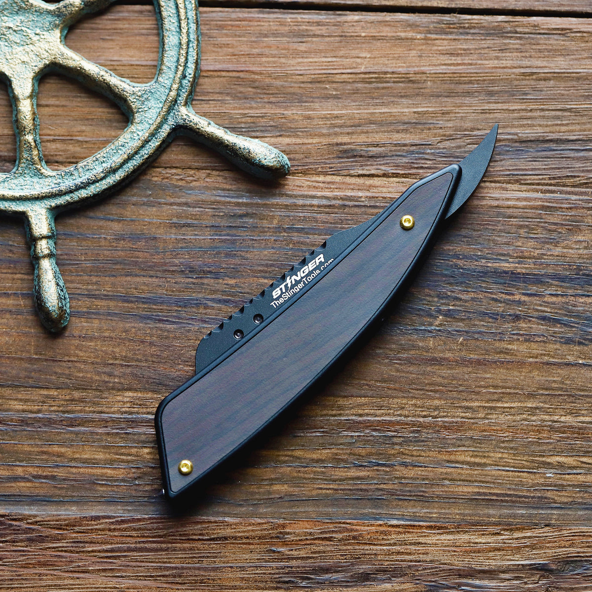 Stinger Vintage Straight Razor Style Utility Blade, Car Emergency ...