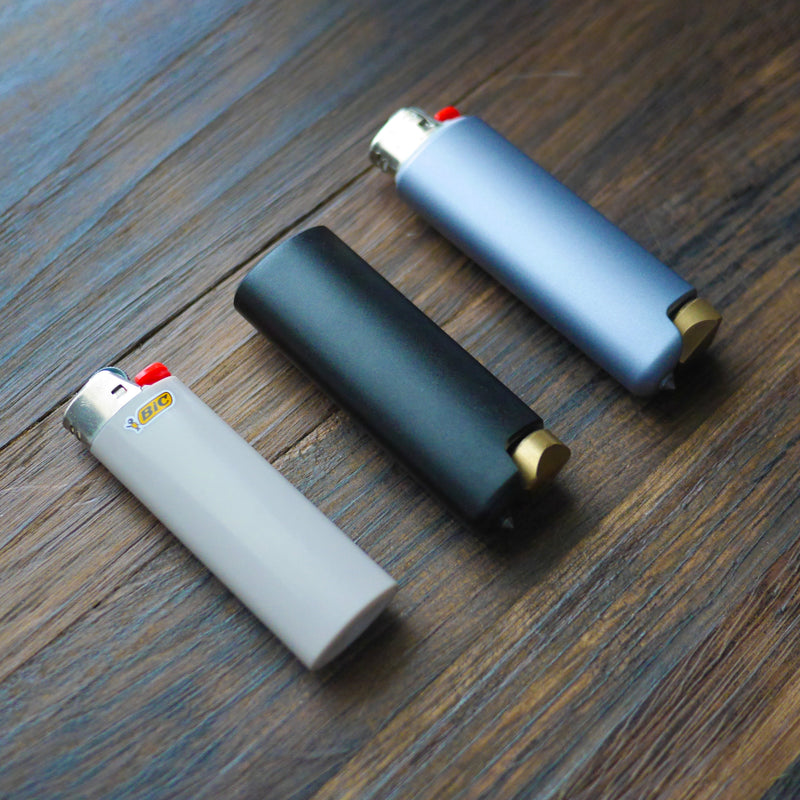 Stinger BIC Lighter Case w/ Car Emergency Window Breaker, Fidget Spinn